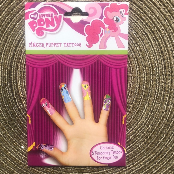My Little Pony | Toys | My Little Pony Finger Puppet Tattoos | Poshmark